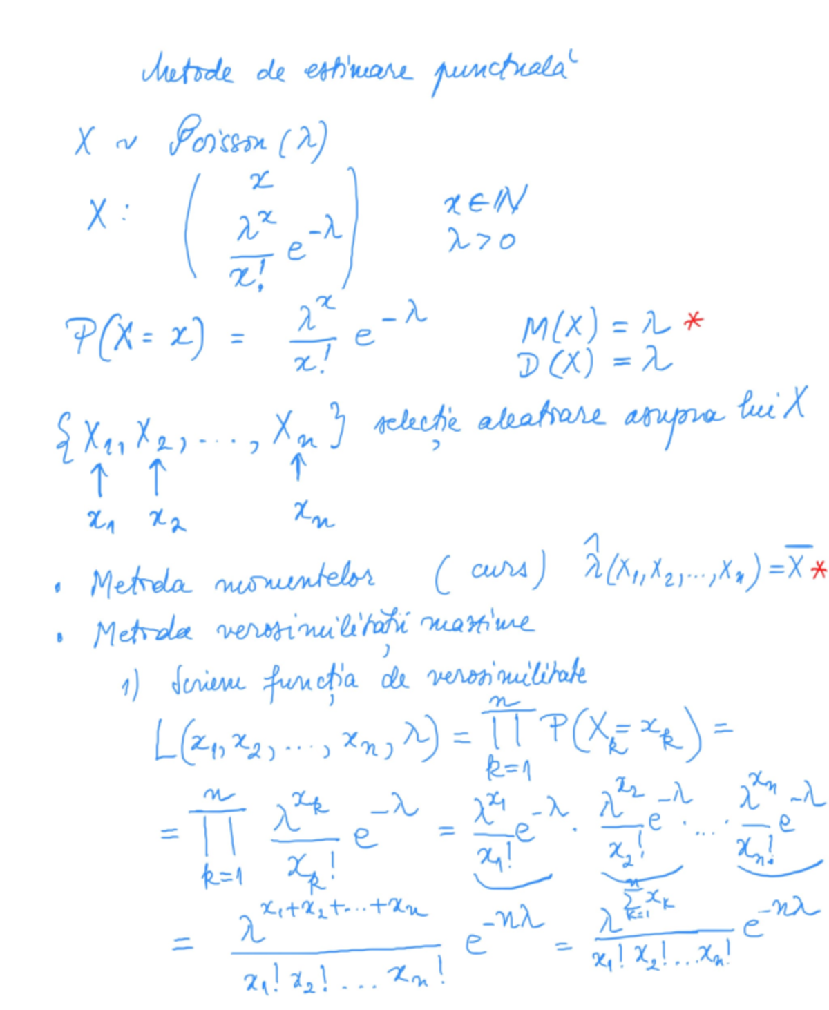 Estimare punctuala - Probabilități și statistică matematică Probability ...