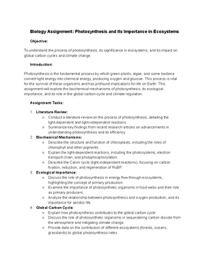 Biology Assignment Human Microbiome and Its Impact on Health - Biology ...