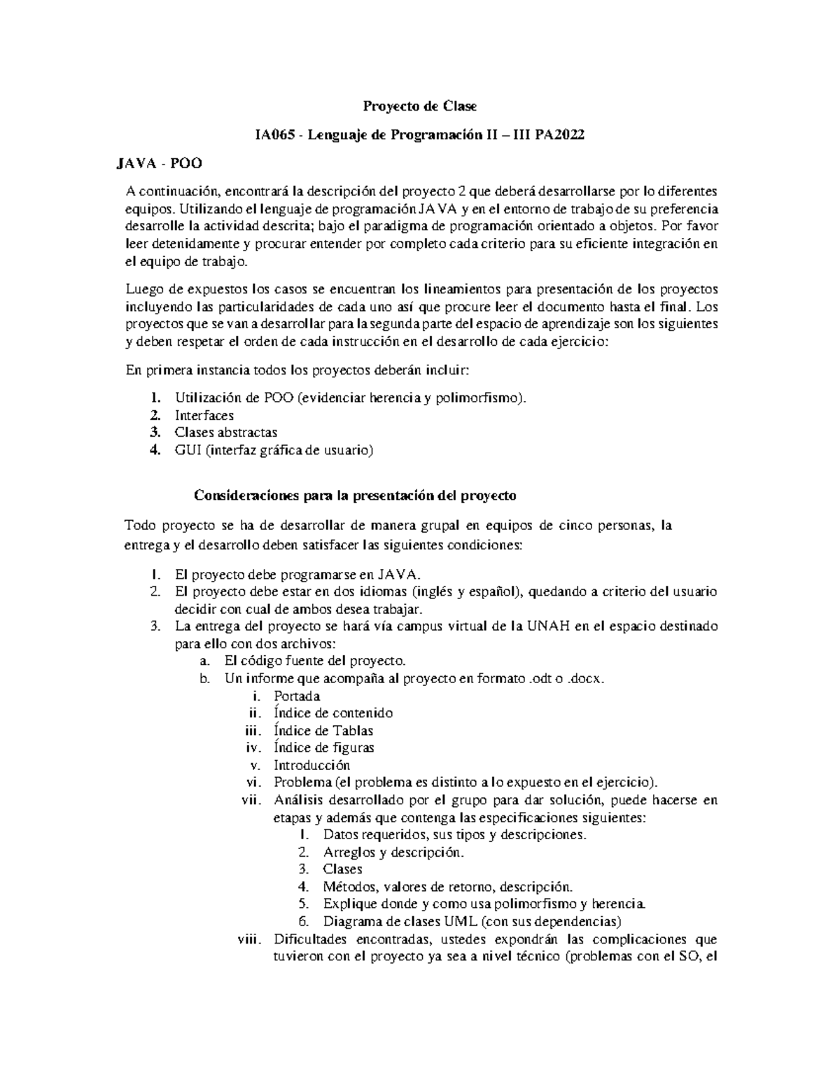 Proyecto Clase - sdfsdfsdf - Proyecto de Clase IA065 - Lenguaje de ...