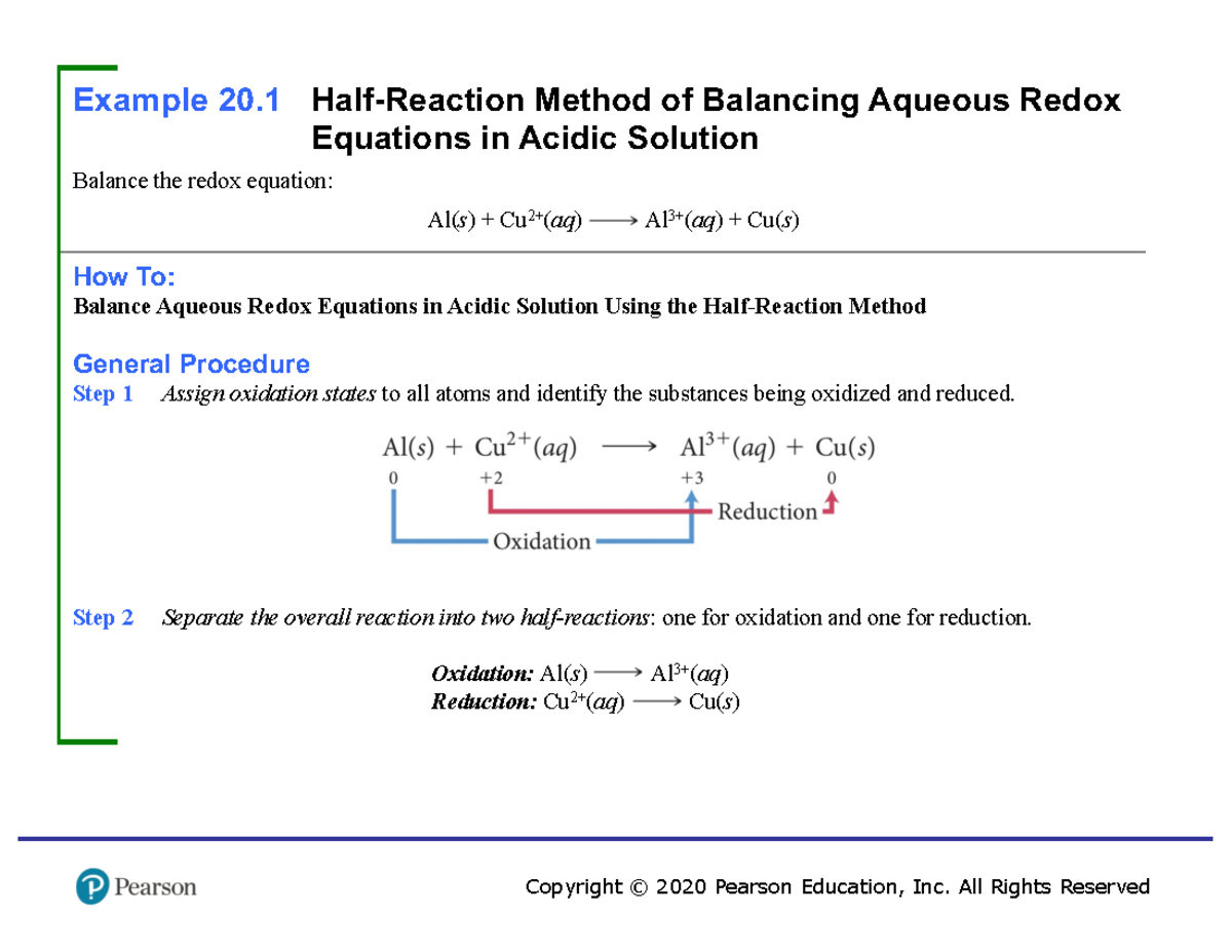 Chem25-C11 Electrochem-worked-examples - Example 20 Half-Reaction ...