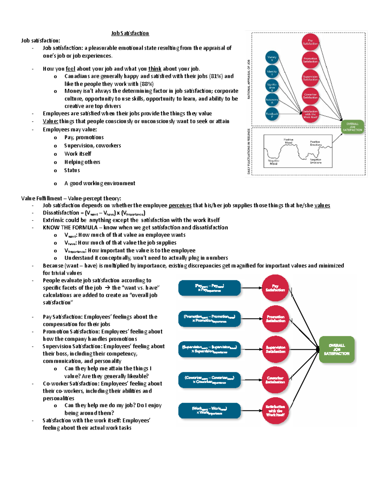 Copy of Chapter-5-Job-Satisfaction - Job Satisfaction Job satisfaction ...