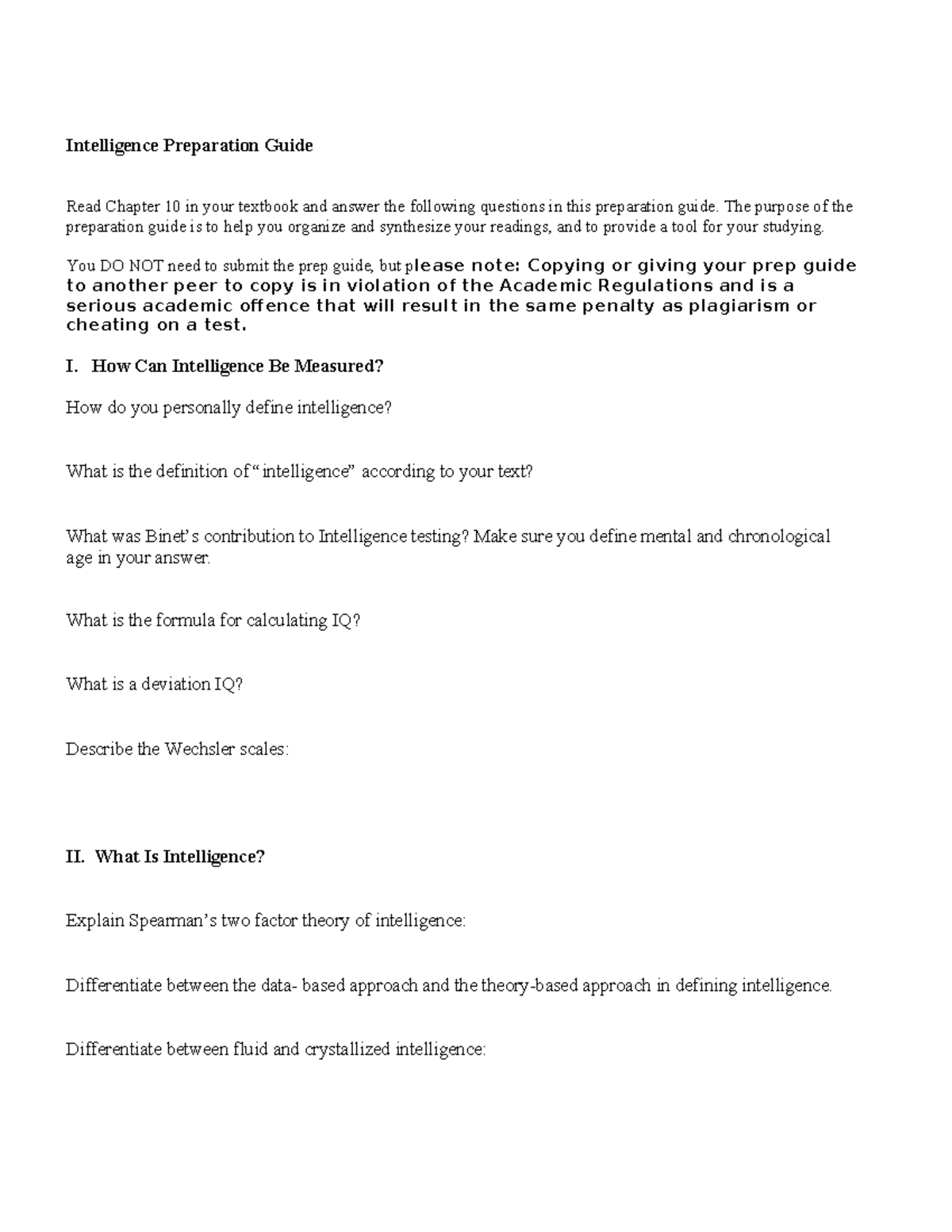 Ch 10 Intelligence Prep Guide - Intelligence Preparation Guide Read ...