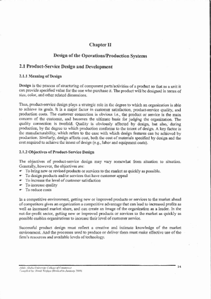 Operations Research Module - CHAPTER ONE 1. Introduction to Operations ...