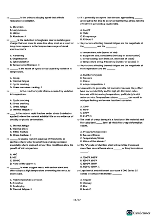 P15 - Api 570 1 exam questions piping quiz. - Api 570 1 exam questions ...