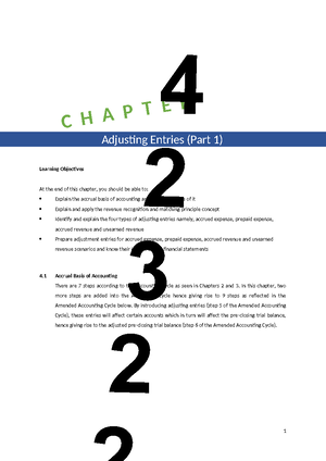Chapter 3 The Accounting Cycle Part 2 BACC lecture notes ...