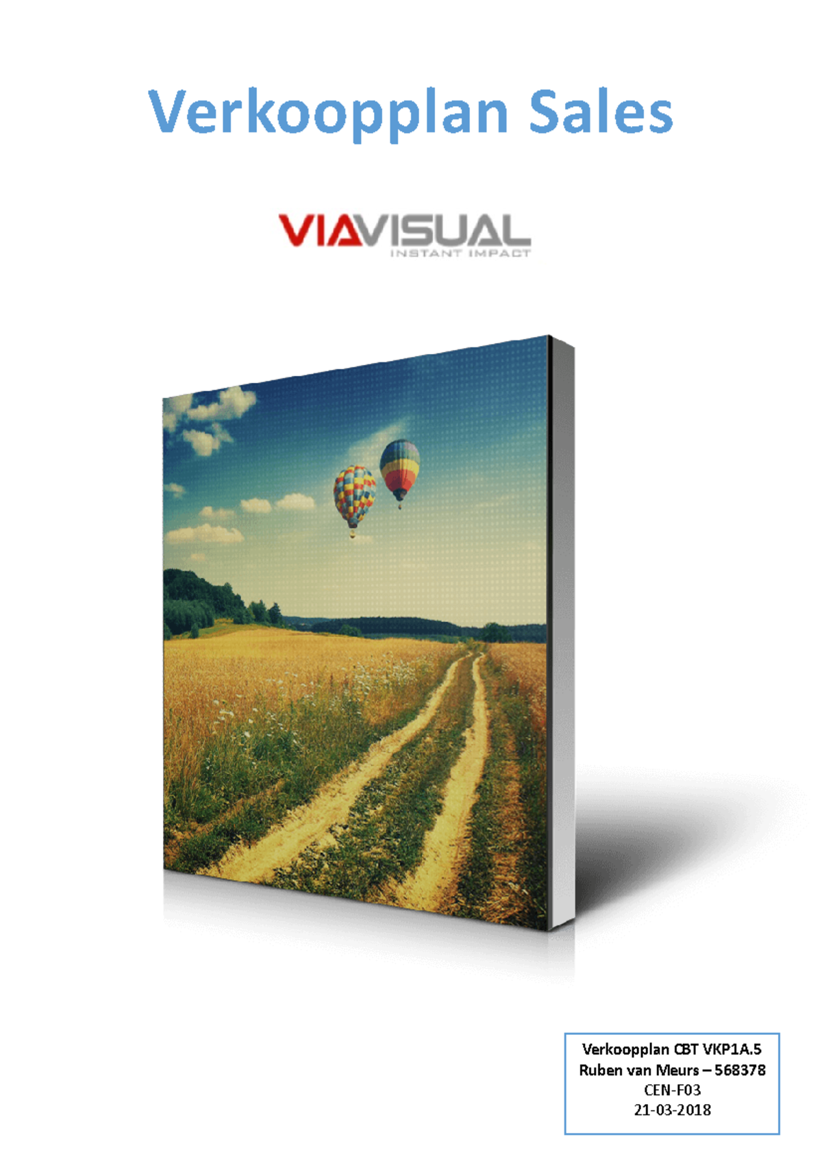 Verkoopplan Sales applicatie - Verkoopplan Sales Management ...