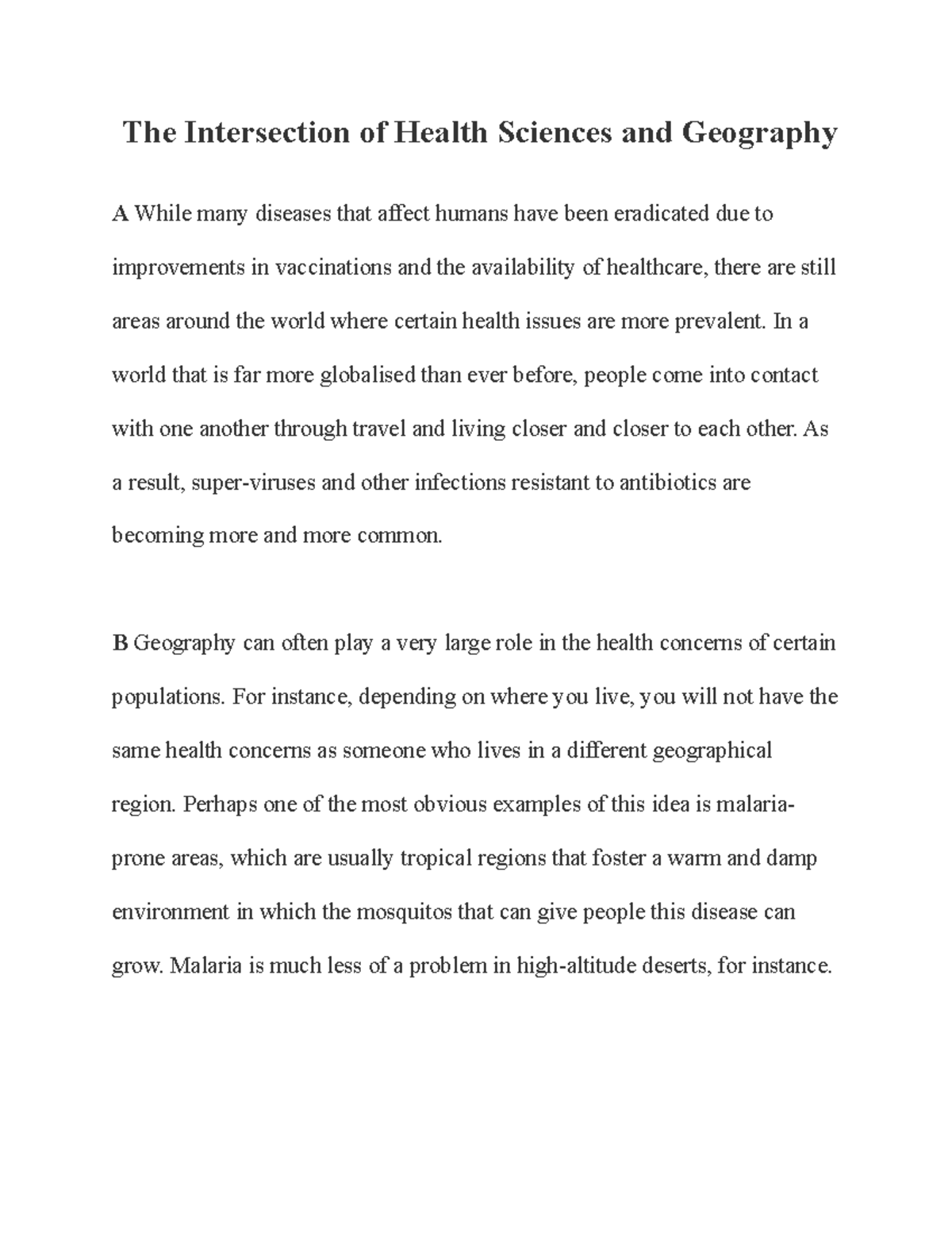 Practice PT1 - practical - The Intersection of Health Sciences and ...