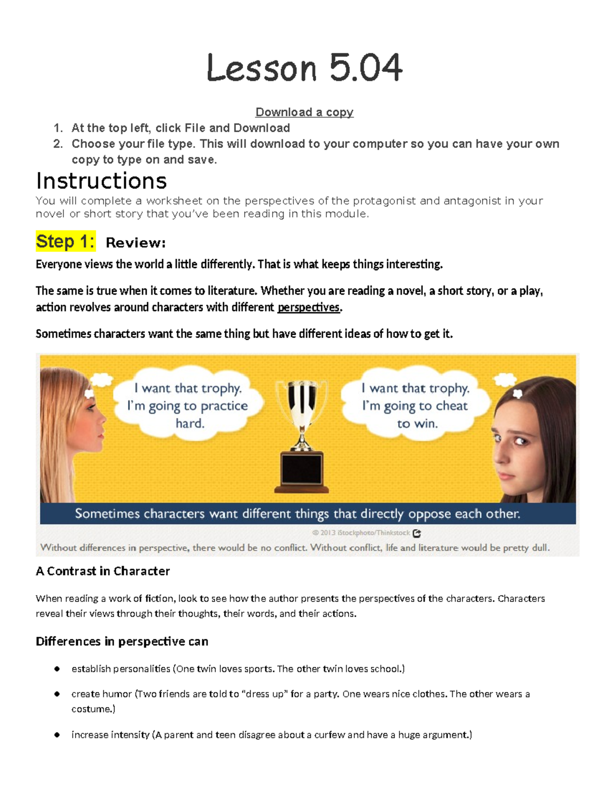 5.04 work file - ngn - Lesson 5. Download a copy 1. At the top left ...