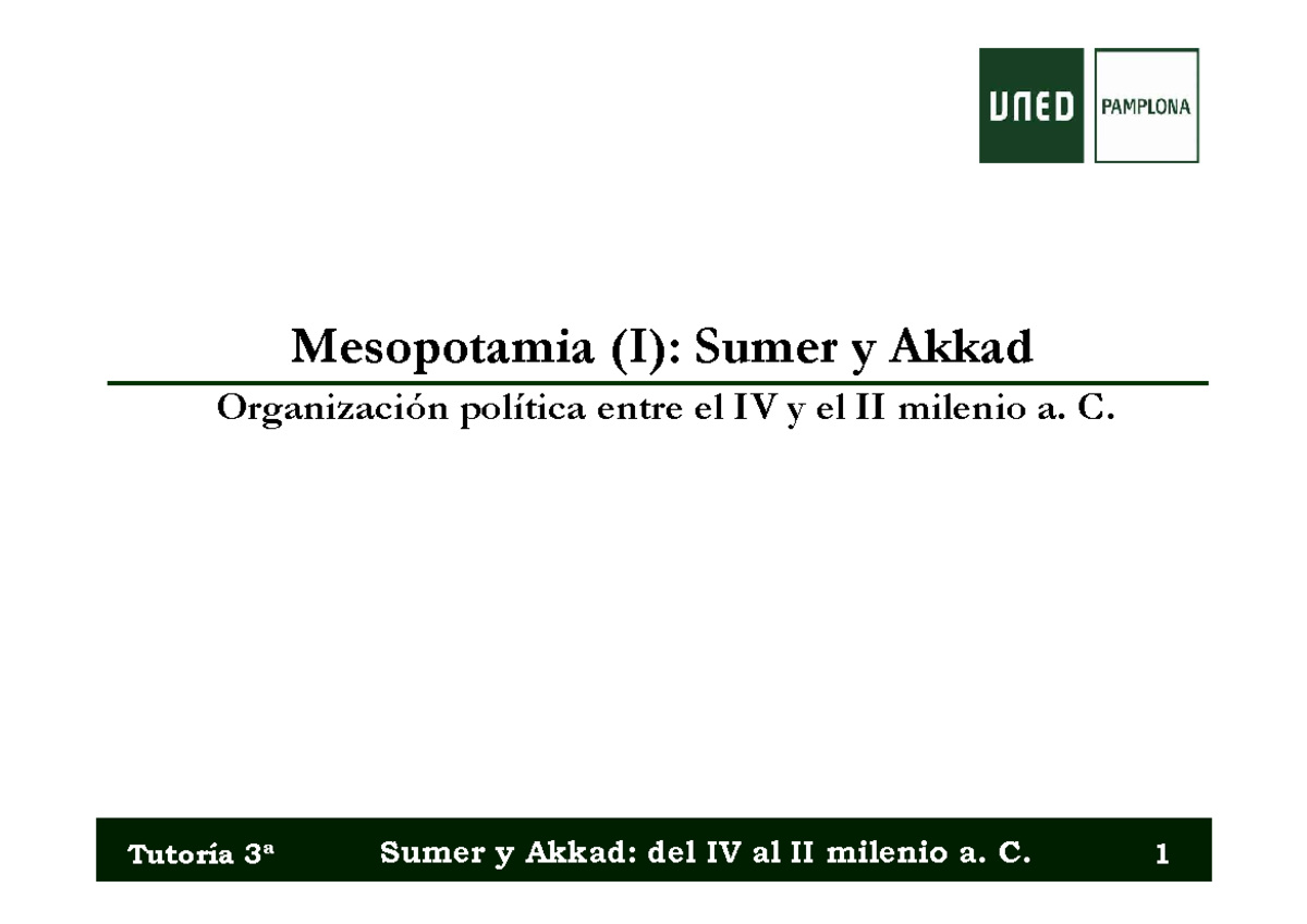3-Sumer y Akkad - Sumer y Akad - Mesopotamia (I): Sumer y Akkad ...