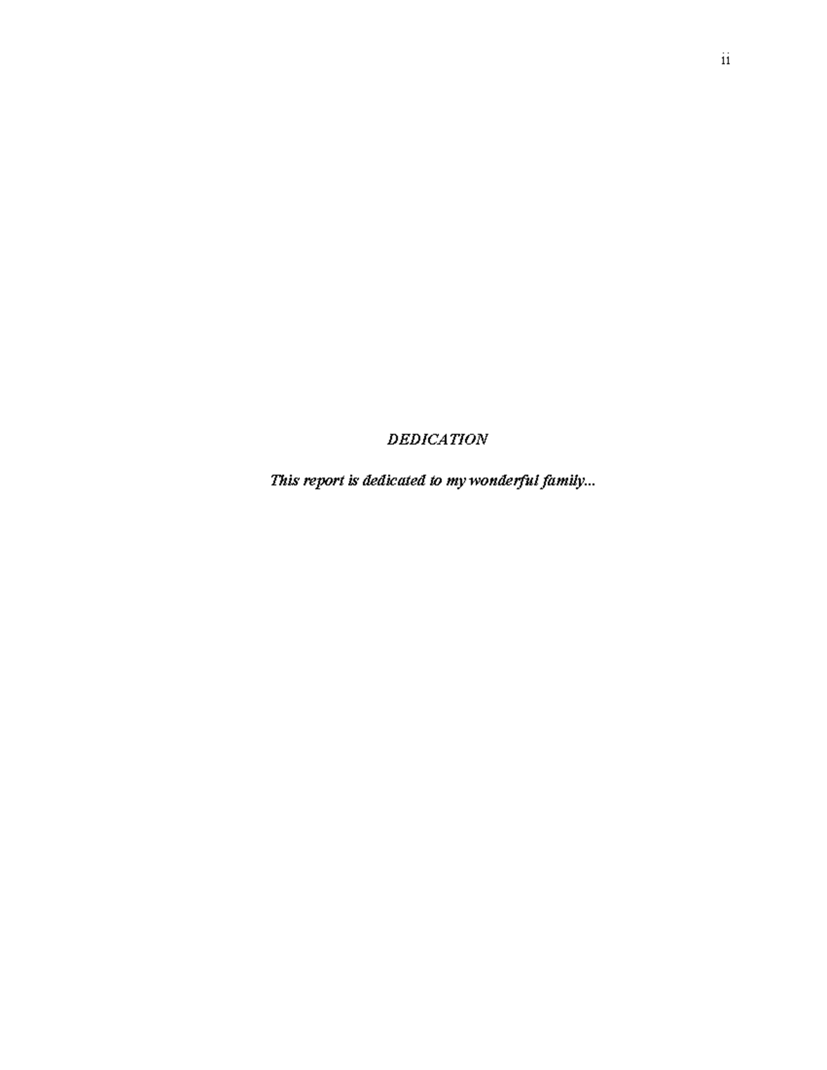 Front Pages - Lecture notes 10 - ii DEDICATION This report is dedicated ...