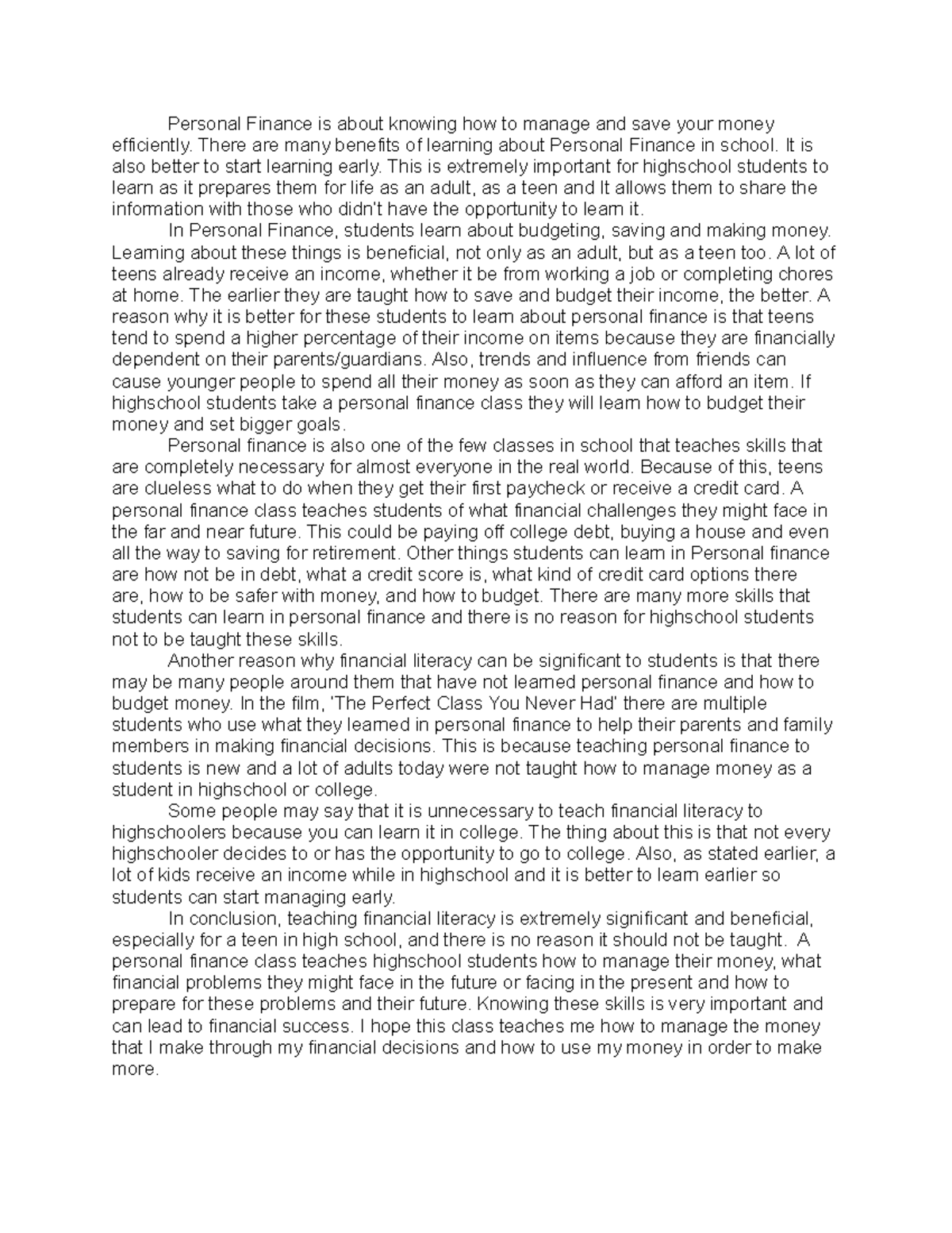 Importance of PF - Personal Finance is about knowing how to manage and ...