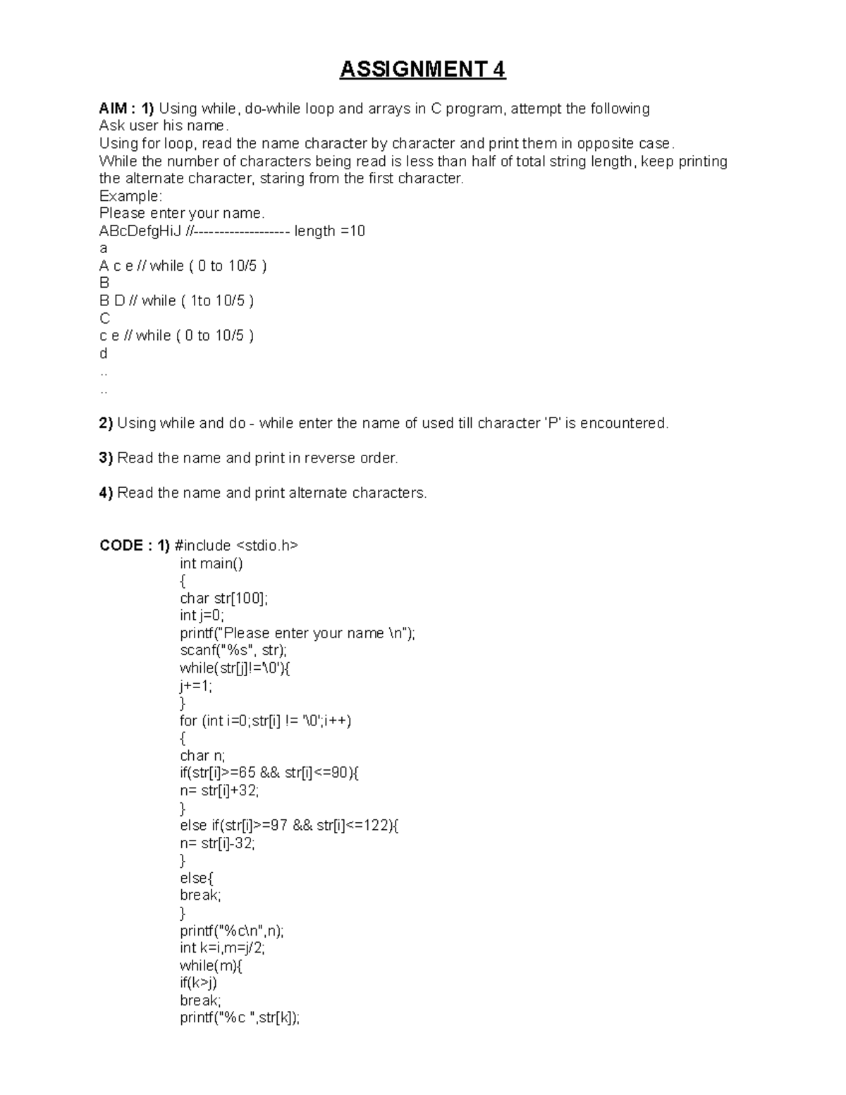 Computer Fundamentals- Assignment 4 - Studocu