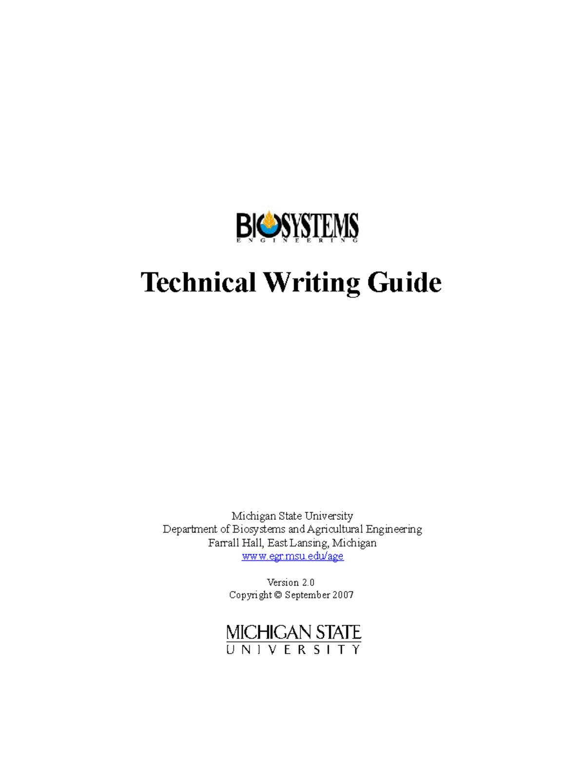 Technical writing examples 01 - Technical Writing Guide Michigan State ...