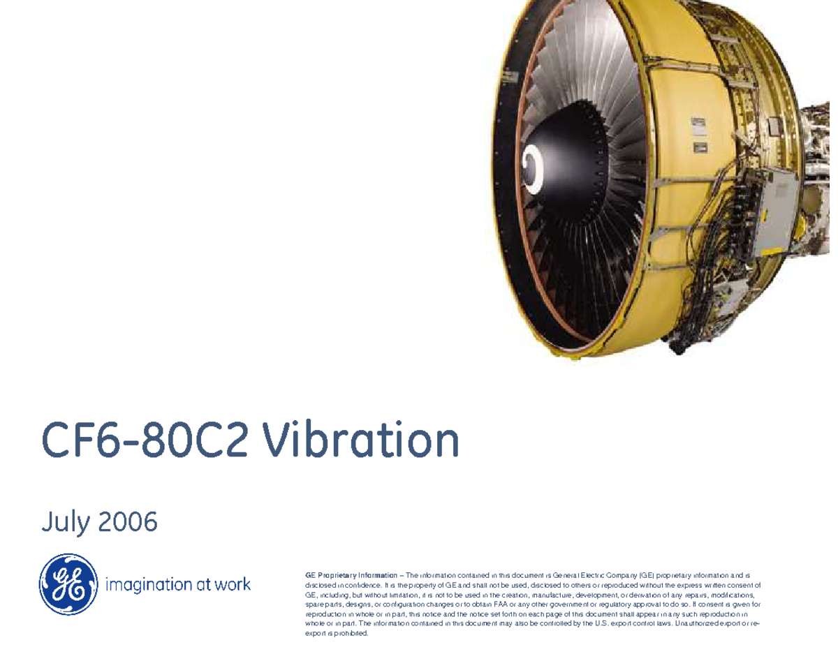 04 Vibration - ..... - GE Proprietary Information – The information ...