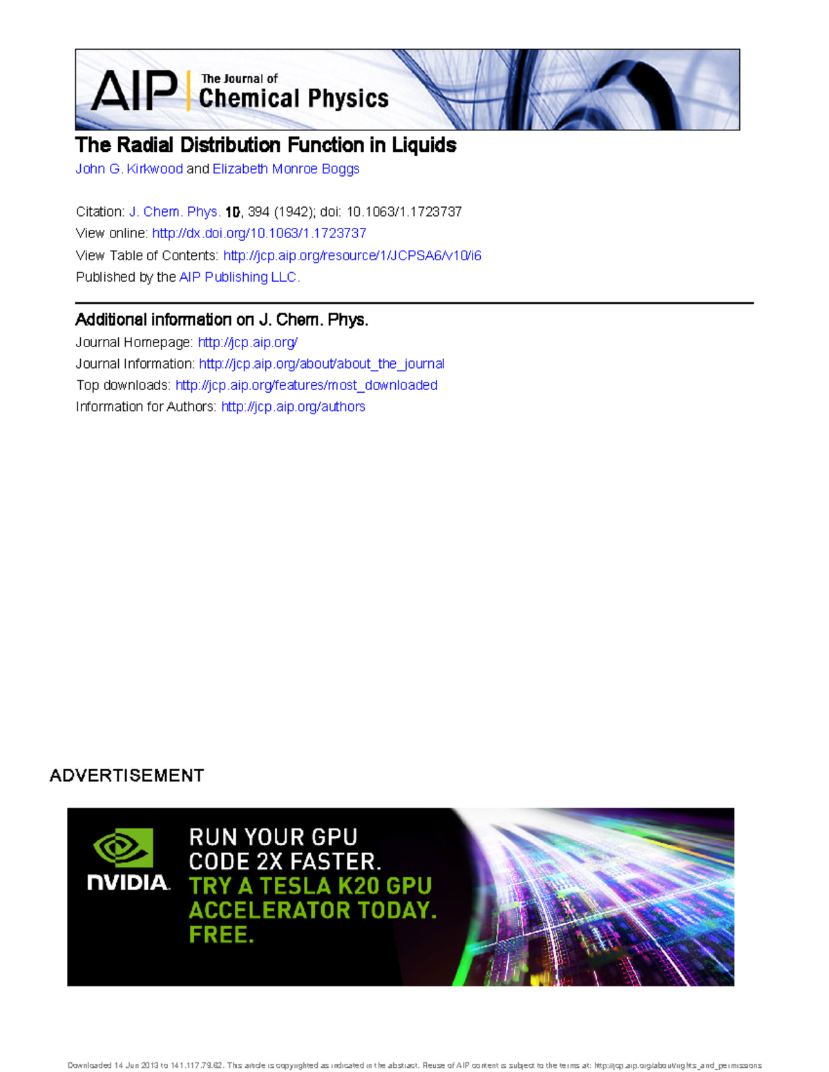 funcion de distribucion radial - The Radial Distribution Function in ...