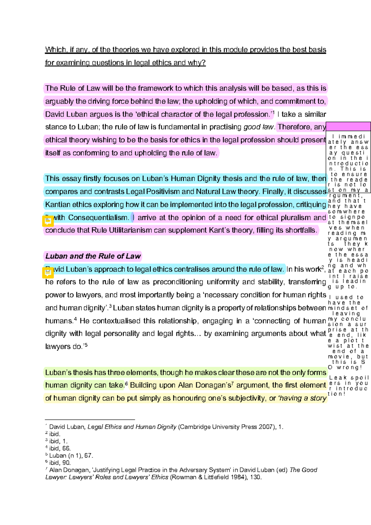 Annotated Amaka Writes' First Class Exemplar Essay (85) - Which, if any ...