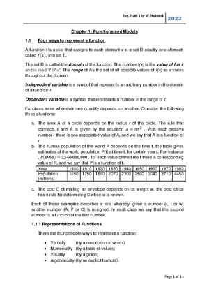 Engineering Mathematics 1 Algebra Notes - Faculty: Engineering and ...