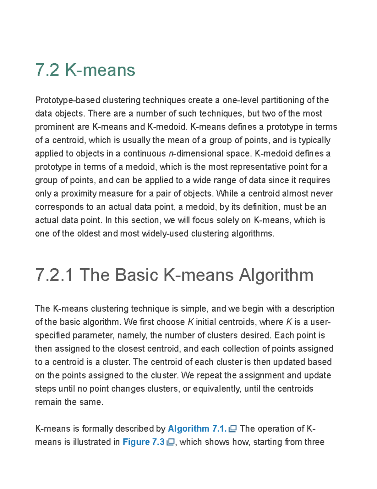 Chapter 1 (Pt1) - 7 K-means Prototype-based clustering techniques ...