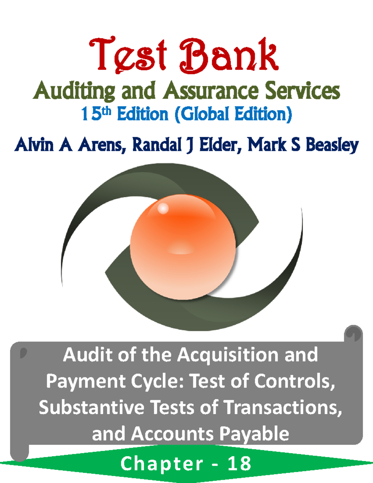 477191451 Chapter 18 Audit of the Acquisition and Payment Cycle ...