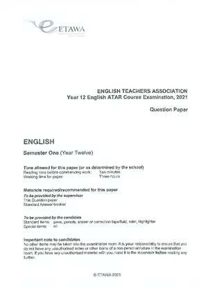 Comprehending Section- How To - English ATAR Comprehending Revision ...