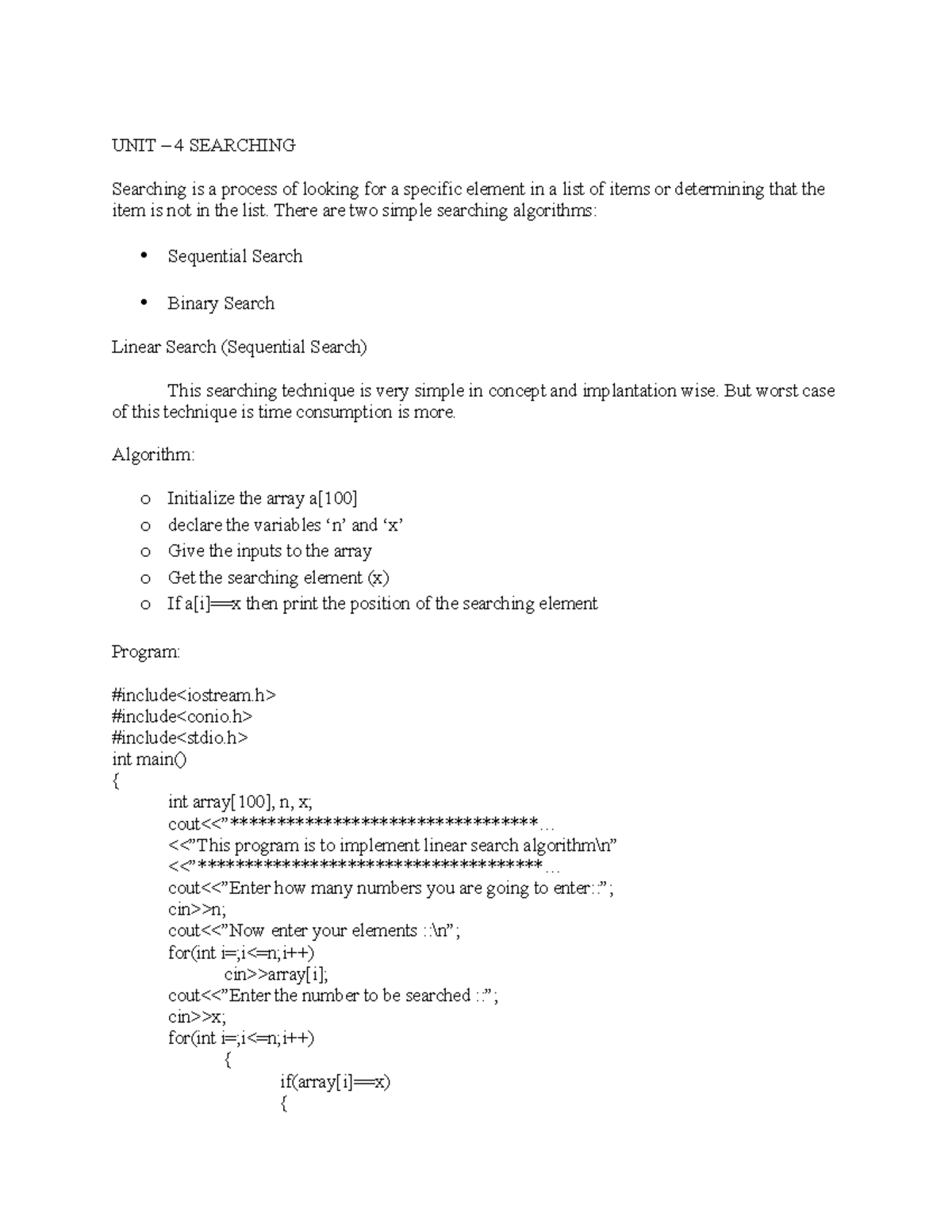 UNIT - 4 - 6.1. Binary Tree and Binary Search Trees - UNIT – 4 ...