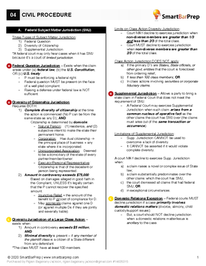 Erie Doctrine Flowchart - LAW 502 - Texas Southern - Studocu
