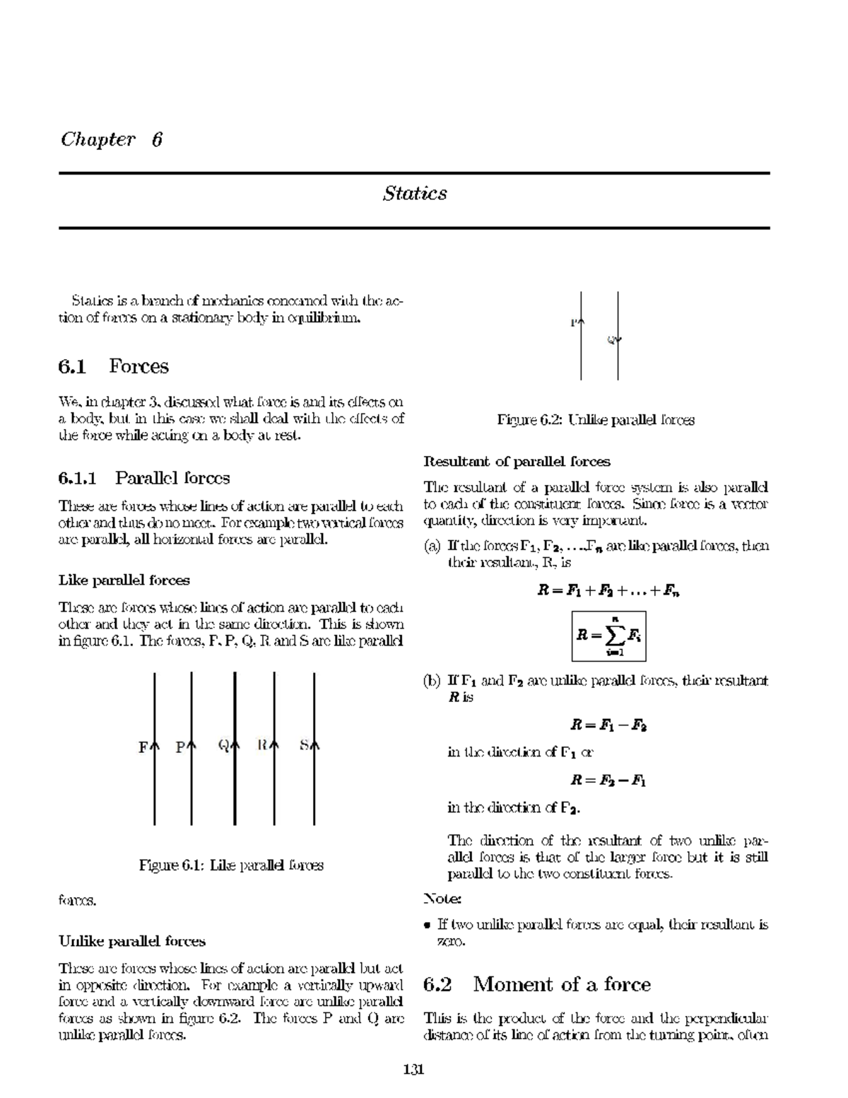 INTRODUCTION TO STATICS - Applied Physics - Studocu