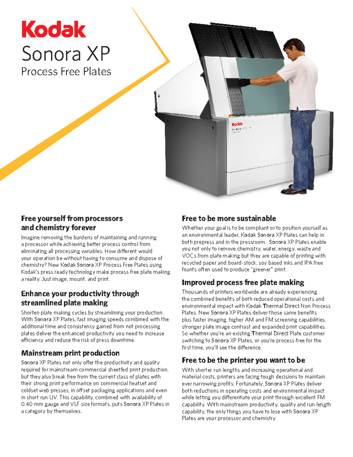 Sonoraxptil - brochure, maldito!!!!! - Sonora XP Process Free Plates ...