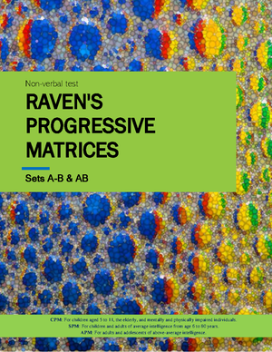 4 Ravens - Coloured-Progressive-Matrices-Score-Sheet - Statistical ...