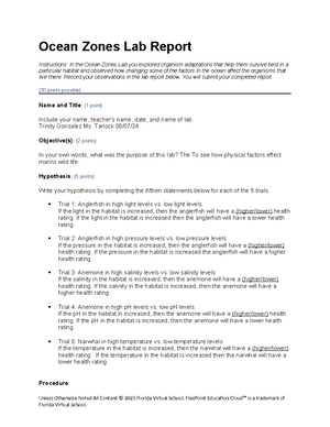 Coastal dynamics lab report - Coastal Dynamics Lab Report Instructions ...