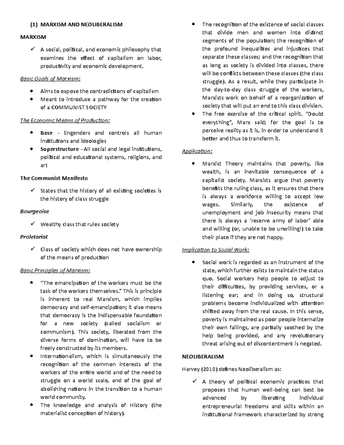 Social Change and Development (Reviewer) - (1) MARXISM AND ...