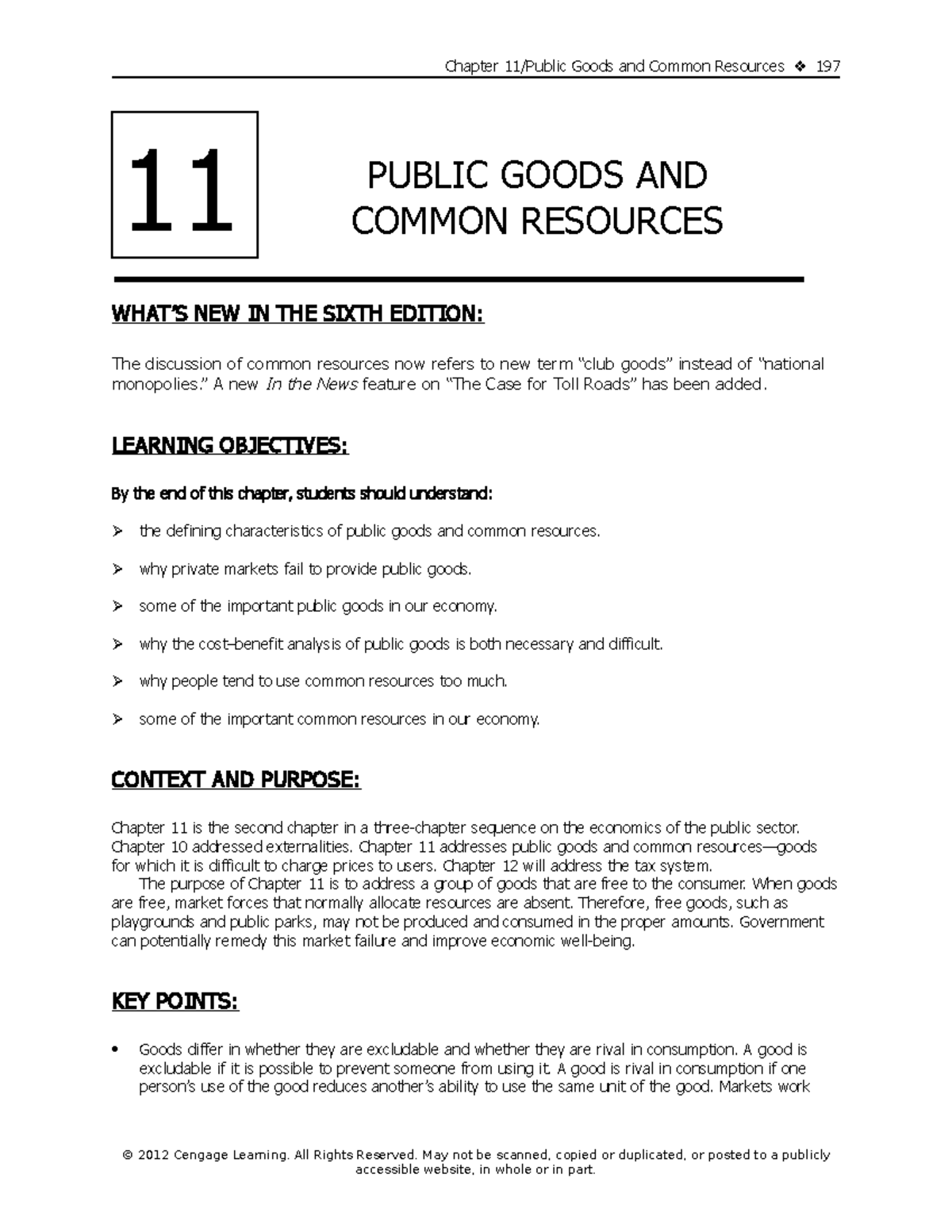 Chapter-11 - WORKSHEET - Chapter 11/Public Goods and Common Resources ...