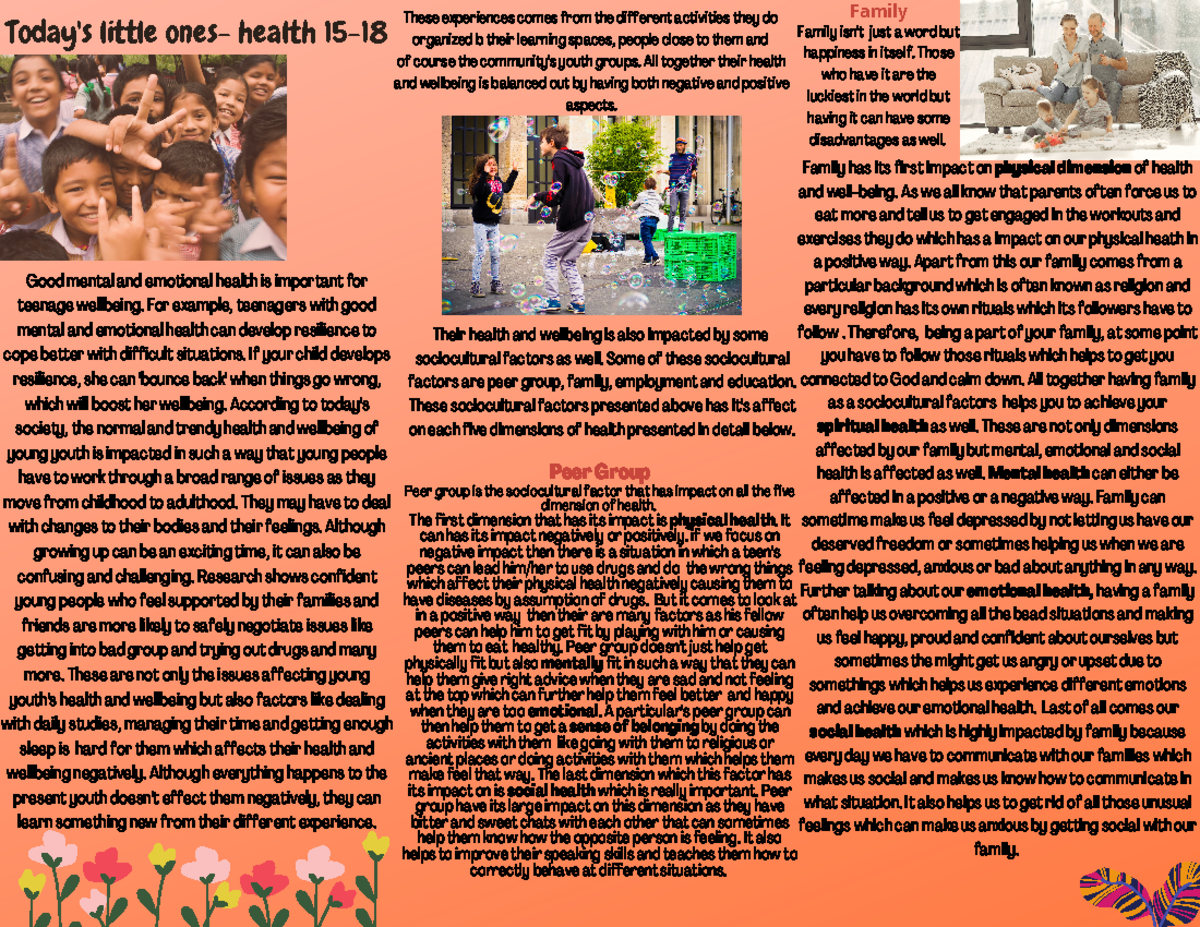 Health Brochure - bm m,jn,jn - Good mental and emotional health is ...