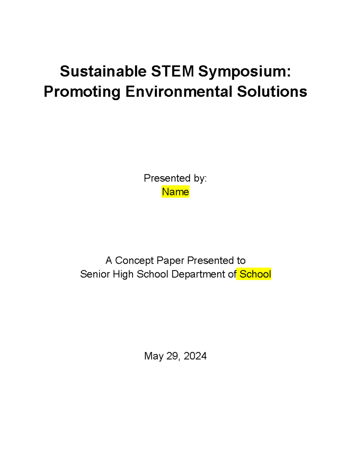 Hjrkrkeoekekekkehshsjalallalalahevbwnw - Sustainable STEM Symposium: Promoting Environmental ...