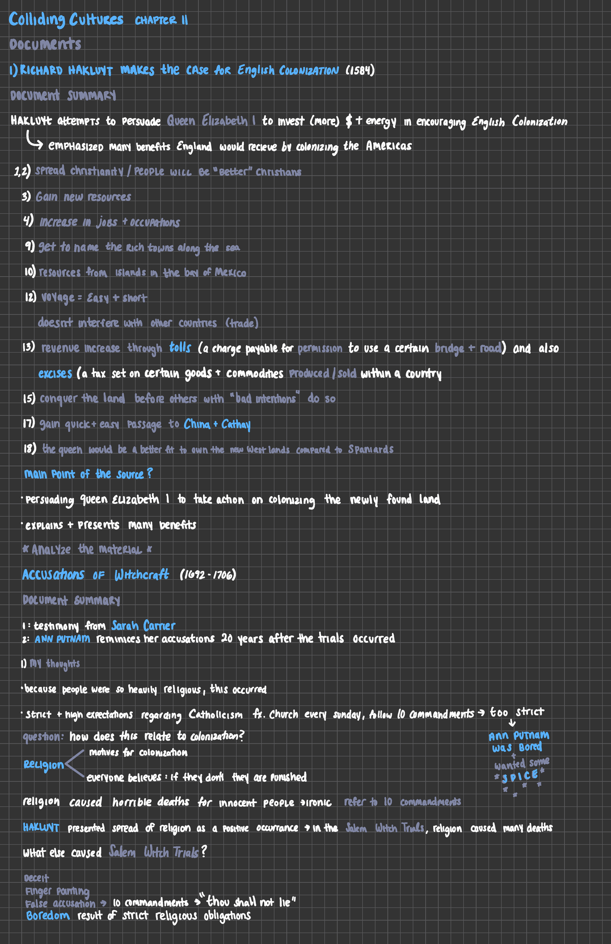 Primary Source analysis - Colliding cultures CHAPTER 11 Documents 1 ...