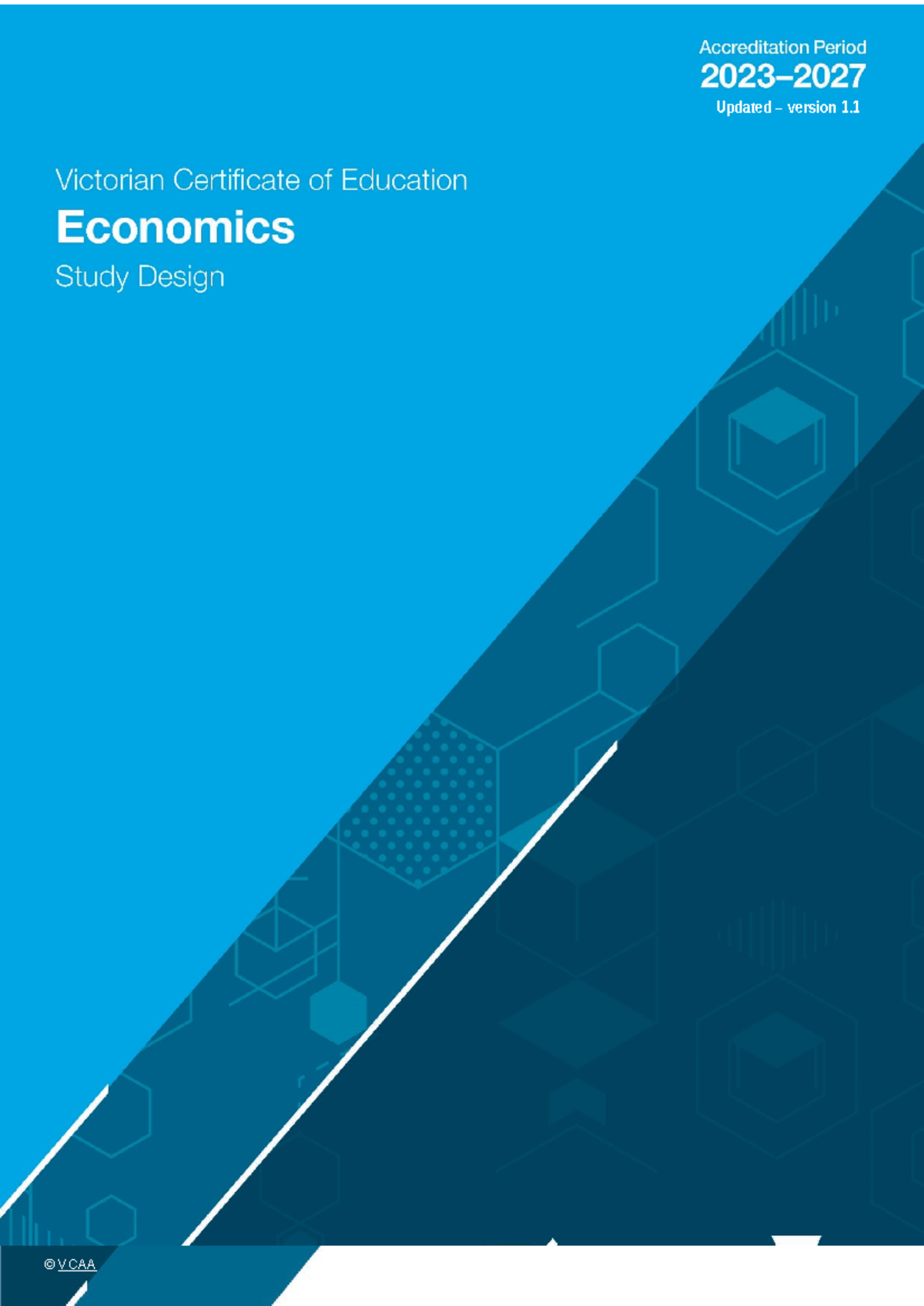 Economics SD - Assignment about inetrest - © VCAA Updated – version 1 ...