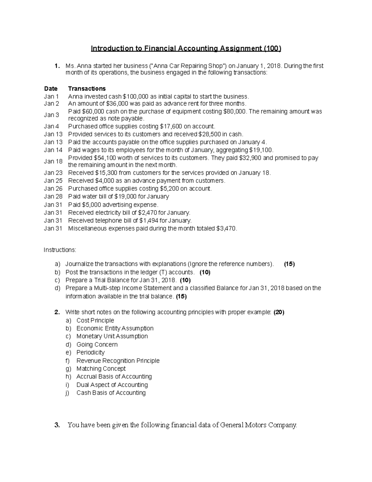 ACT 201 Assessment Assignment Section 33 Summer 2024 - Introduction to ...