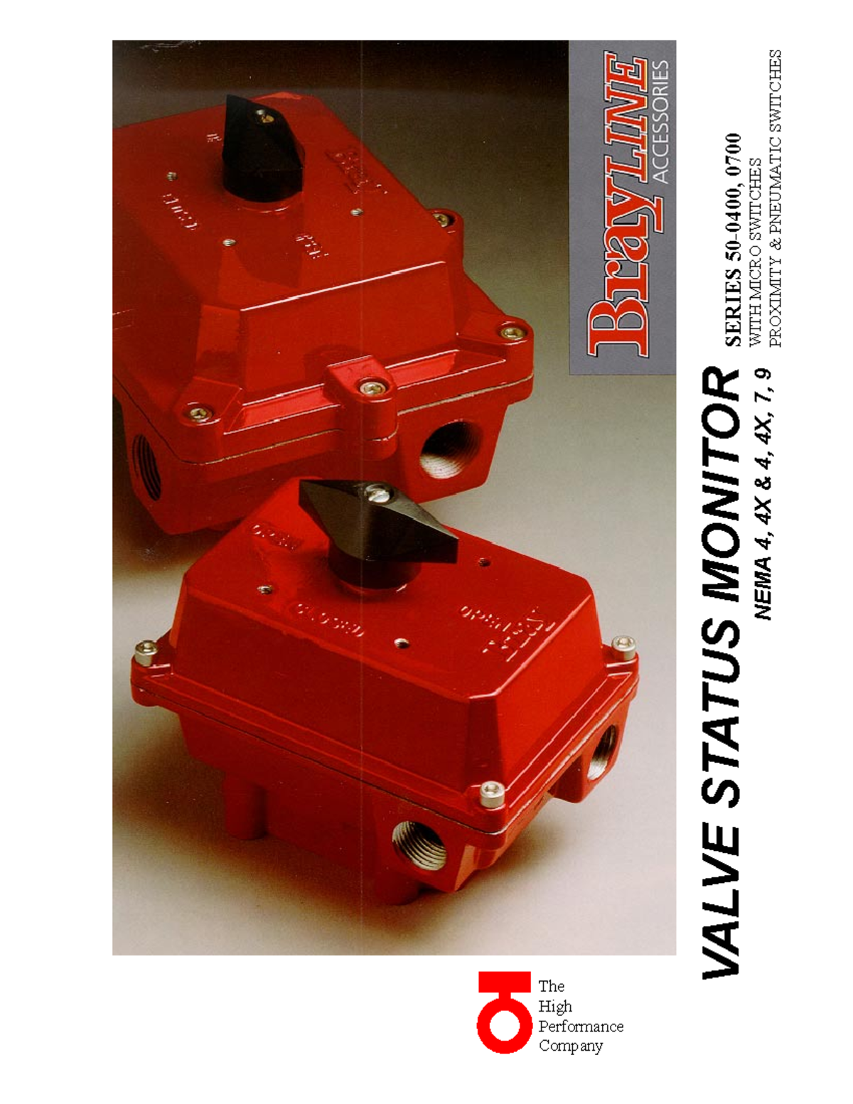 Mechanical Limit Swhitch BRAY , Series 50 - SERIES 50-0400, 0700 WITH ...
