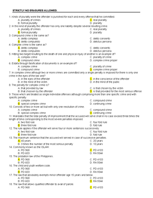 CDI investigation reviewer - REVIEW QUESTIONS IN CRIME DETECTION ...