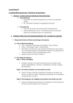 Leereenheid 1 - Study Unit 1 - Leereenheid 1 Veld, studiegebied en grondslae van ...
