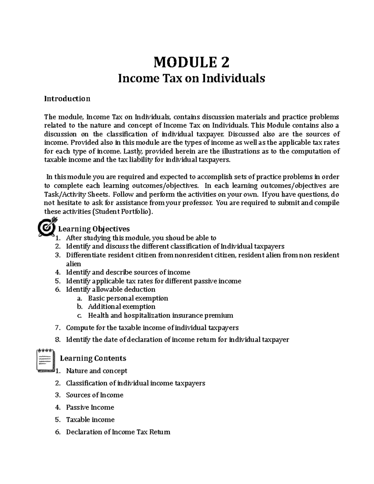 Inbound 5660533997449655692 - Glencoe’s MODULE 2 Income Tax on ...