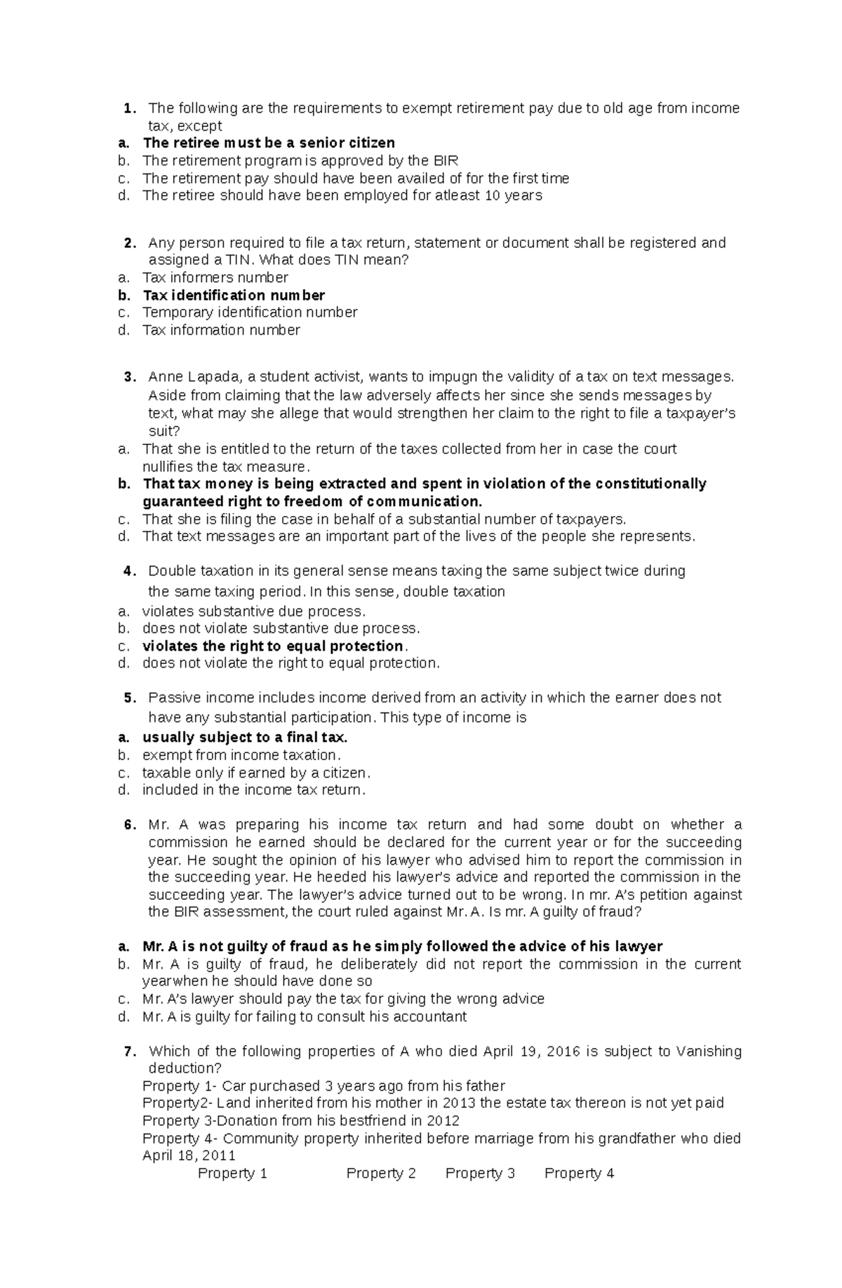 429757804 Taxrev Final EXAM Inovictus docx - The following are the ...