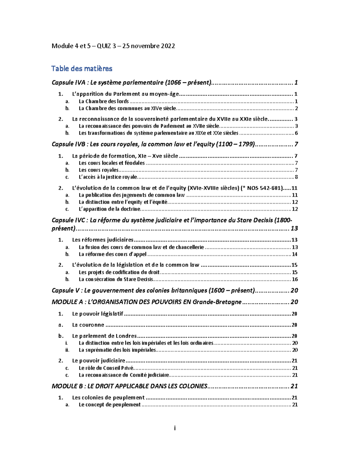 Modules 4-5 (couleur) - Notes module 4-5 (michel morin) - i Module 4 et ...