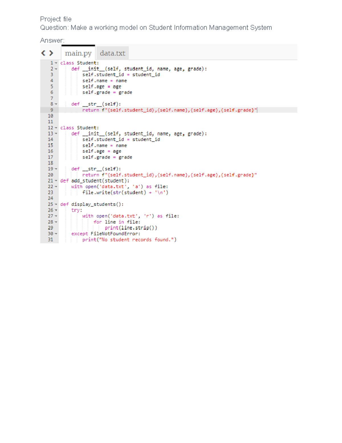 Cs term 1 prac - require to download a doc but it took so much effort ...