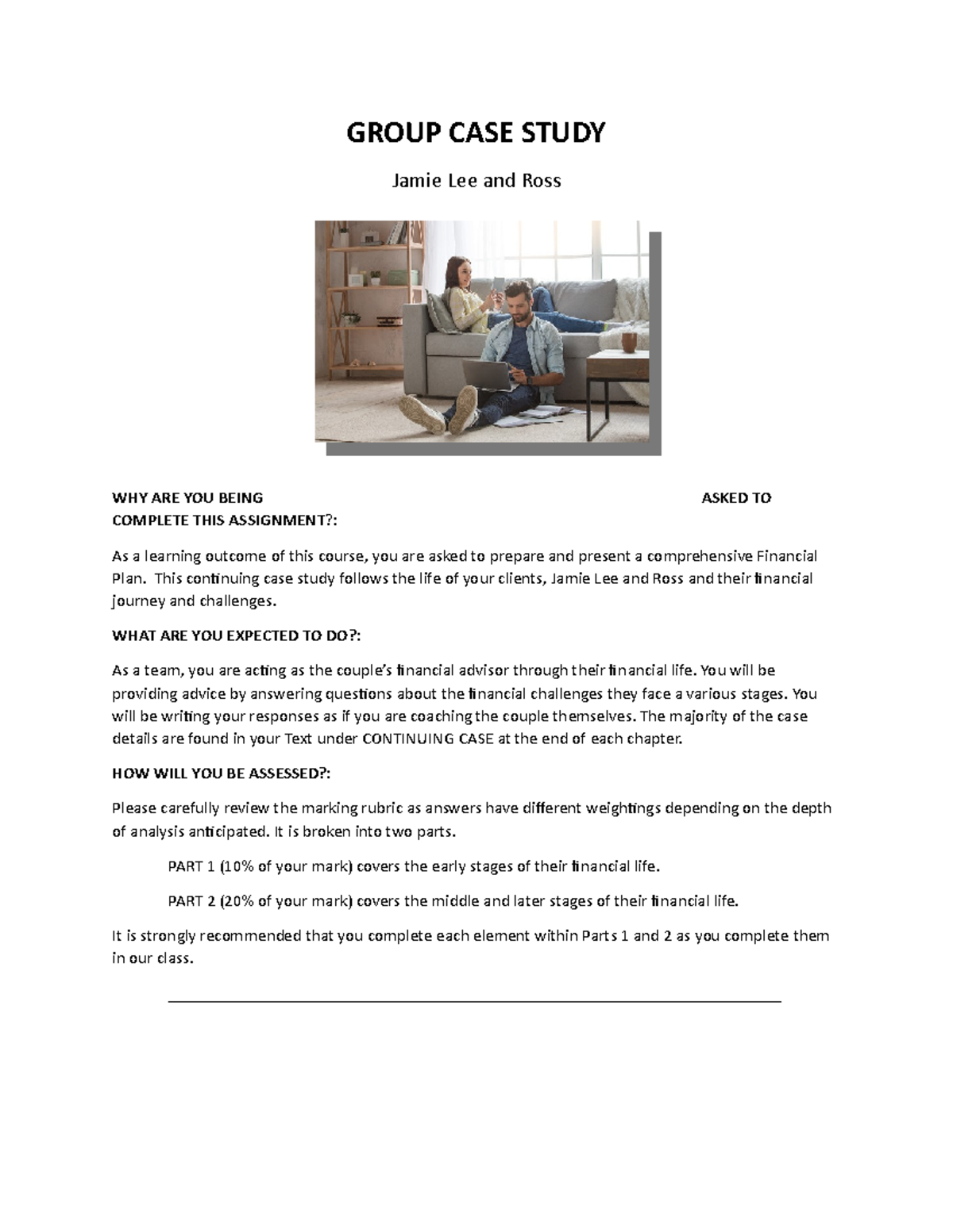 Group Assignment Part 1 - Lambton College - Studocu