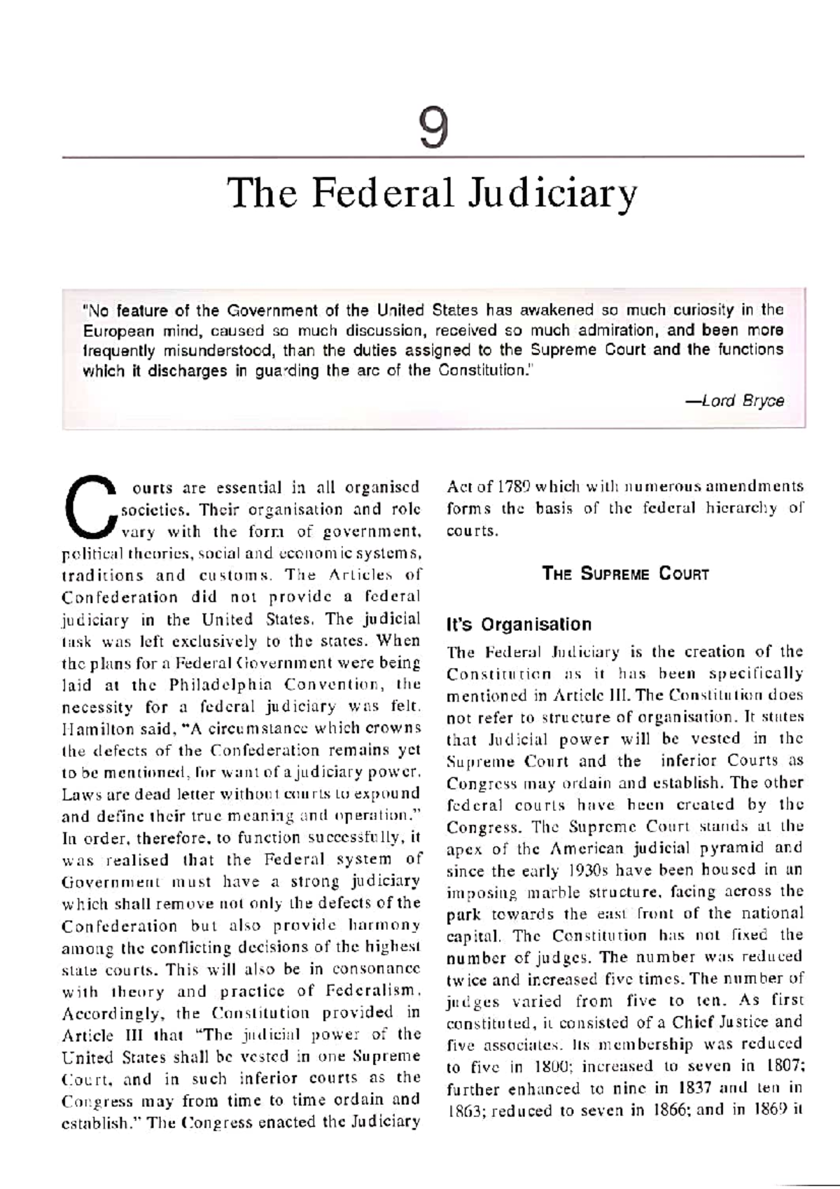 The federal judiciary - American constitution - ballb - Studocu