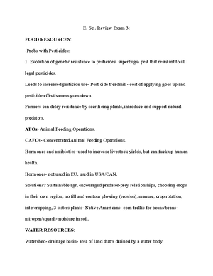 APES Unit 8 Notes - Unit 8 - Aquatic and Terrestrial Pollution - Unit 8 ...