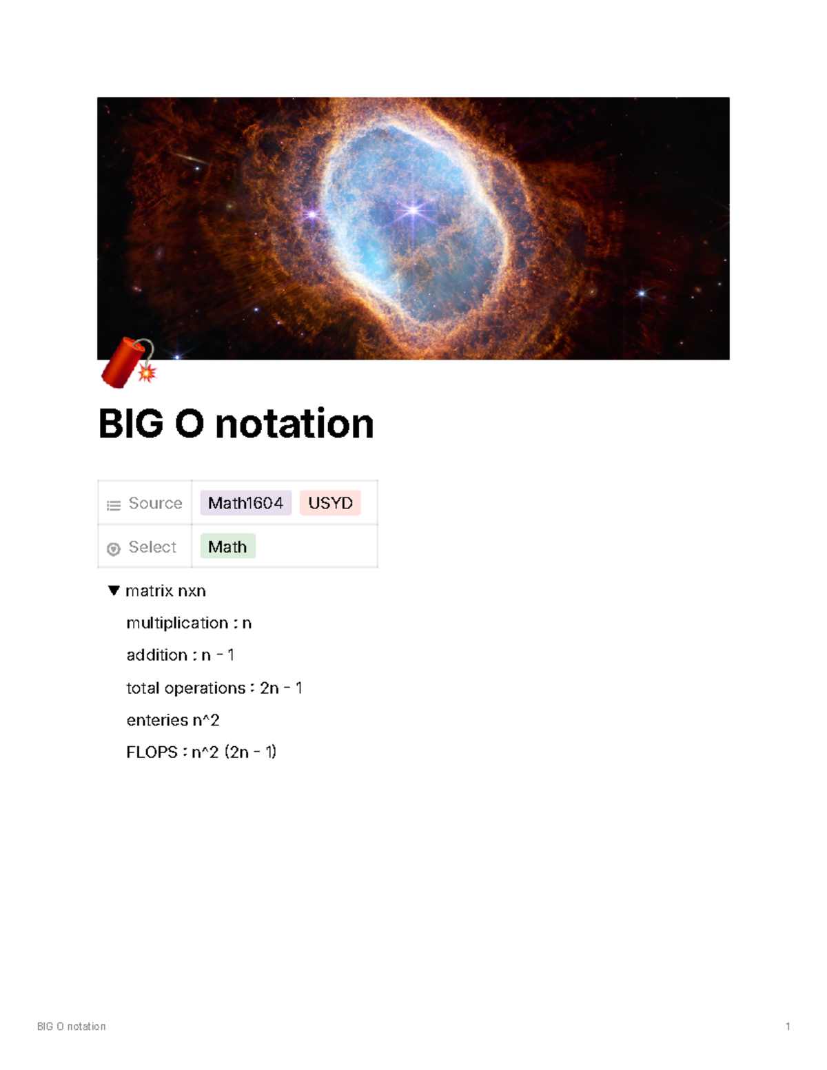 BIG O notation of time and complexity - 🧨 BIG O notation Source ...