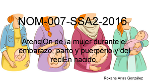 Cuadro sinóptico. Norma oficial Mexica 007 Enfermería - UNIVERSIDAD AUTONÓMA DEL ESTADO DE ...