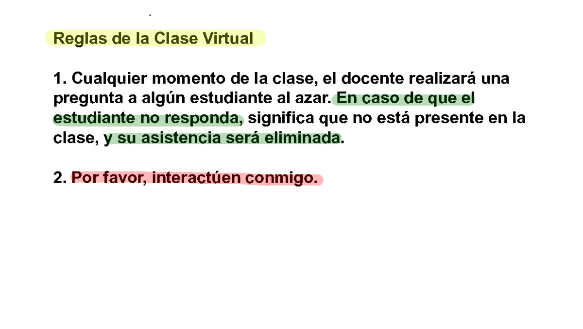 182024 1841 2B - giona - Reglas de la Clase Virtual 1. Cualquier ...